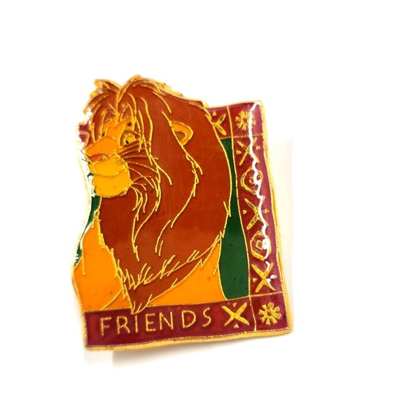 Disney | Accessories | Vintage 995 Disney Pin Simba Friends Lion King ...
